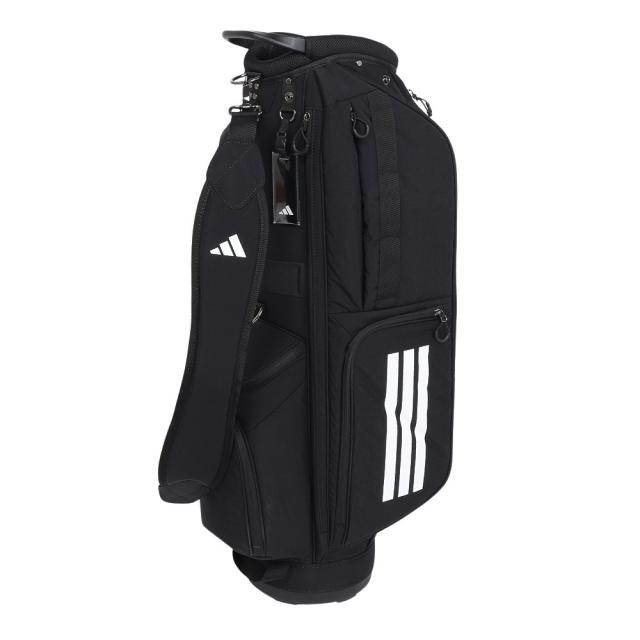アディダス(adidas)ゴルフ スリーストライプス コーデュラ 軽量 カート式 キャディバッグ 4分割 KVH34-JE71…