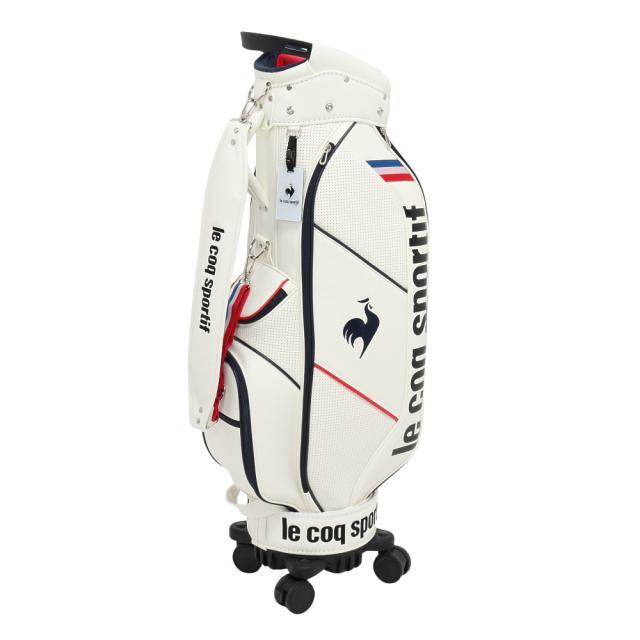 ルコックスポルティフ(lecoqsportif)ゴルフ カート式 キャディバッグ 8.5型 取り外し可能 キャスター付き LG…