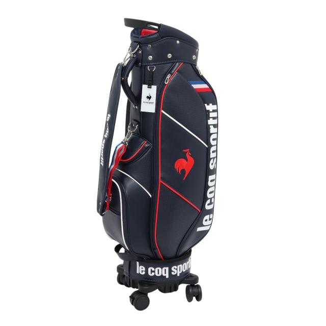ルコックスポルティフ(lecoqsportif)ゴルフ カート式 キャディバッグ 8.5型 取り外し可能 キャスター付き LG…