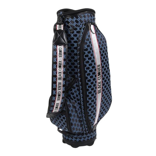 ブラッククローバー(Black Clover)ゴルフ カート式 キャディバッグ ジャガード 9.0型 5分割 BA5PNC22…