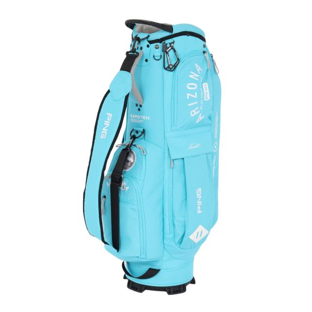 ピン(PING)ゴルフ 軽量 カート式 キャディバッグ アリゾナカジュアル 9.0型 4分割 CB-U2503 SKY 382…