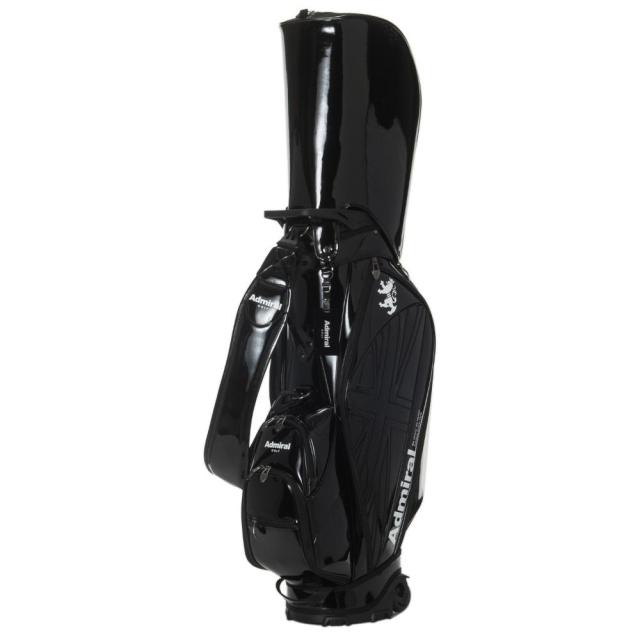 アドミラル ゴルフ(Admiral GOLF)キャディバッグ キャスターキャディバッグエナメル ADMG5BC3-BLK(Me…