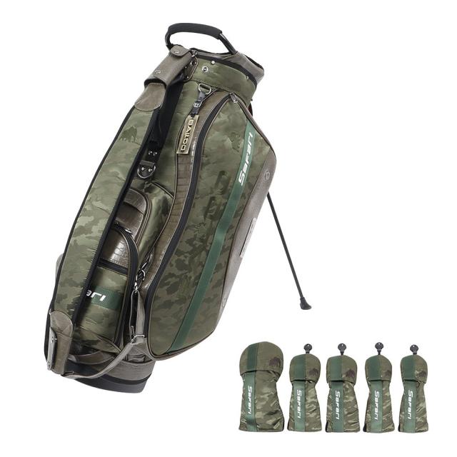 バルド(BALDO)ゴルフ 保冷ポケット付き スタンド式 キャディバッグ 9.5型 6分割 2024 SAFARI OLV(M…