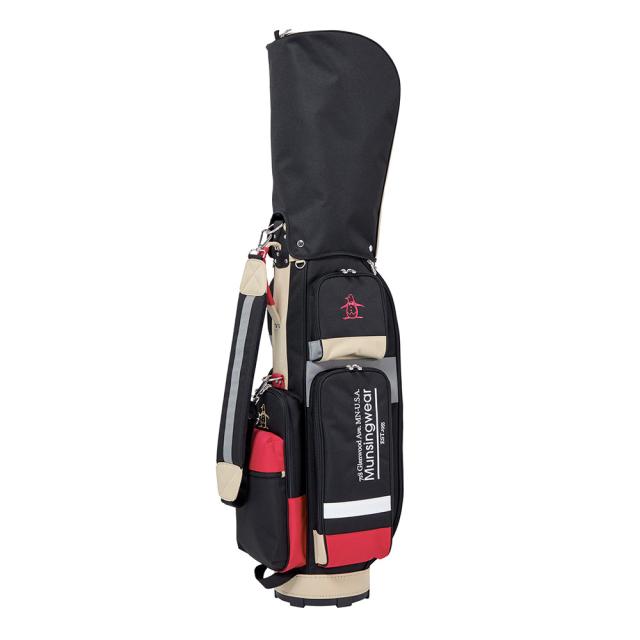 マンシング(MUNSING)ゴルフ カート式 キャディバッグ マルチカラー 8.5型 MG5FCB01L BK00(Lady’…