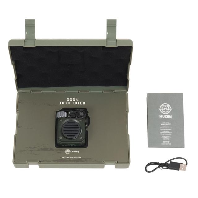 muzen(muzen)ワイルドミニ ブルートゥース スピーカー グリーン MW-PVXI JGN
