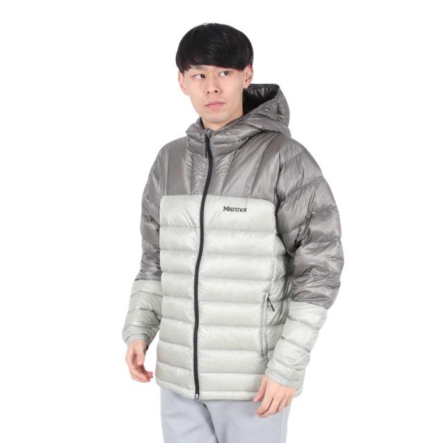 マーモット(Marmot)ダウンジャケット アウター デュアルダウンフーディー TSAMD013-GRAY(Men’s)