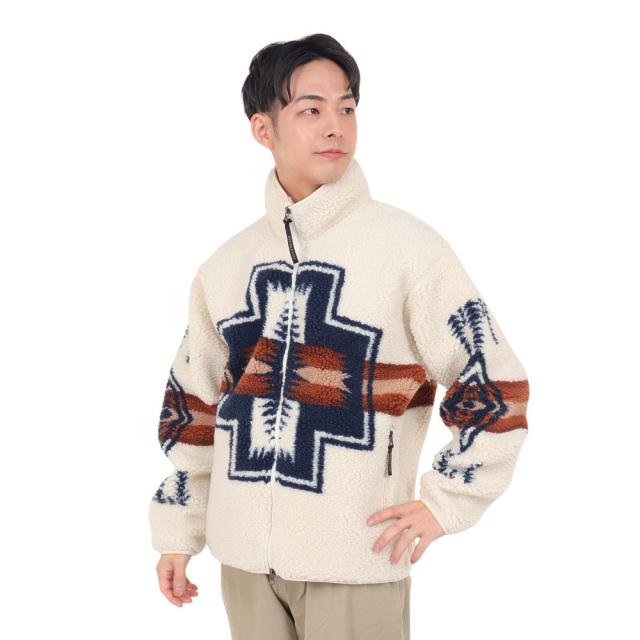 ペンドルトン(PENDLETON)ジャケット アウター ボア スタンド ブルゾン 19807251 Ivory(Men’s、L…