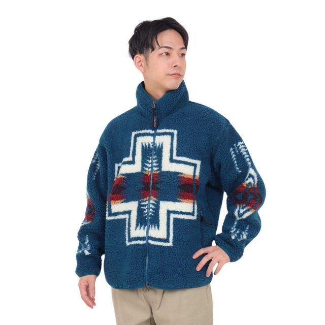 ペンドルトン(PENDLETON)ジャケット アウター ボア スタンド ブルゾン 19807251 Turquoise(Men…
