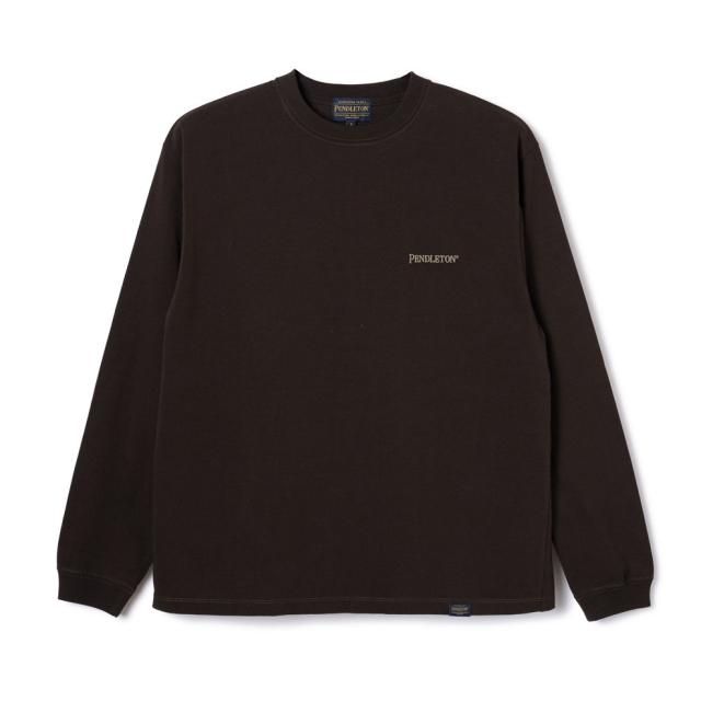 ペンドルトン(PENDLETON)長袖Tシャツ ロンT バックエンブロイダリー 19807030 BRW(Men’s、Lady…