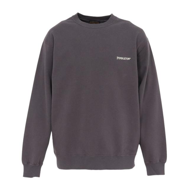 ペンドルトン(PENDLETON)バックプリント スウェット 長袖Tシャツ 19800144 Slate Gray(Men’s)