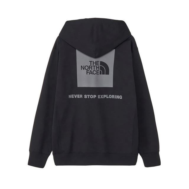 ザ・ノース・フェイス(THE NORTH FACE)トレーナー スウェット バックスクエアロゴフーディ NT62533 K(M…