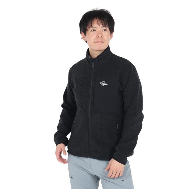 POLEWARDS(POLEWARDS)アウター フリース ジップアップ エアロフリース ジャケット PW2SJZ01 BLK…