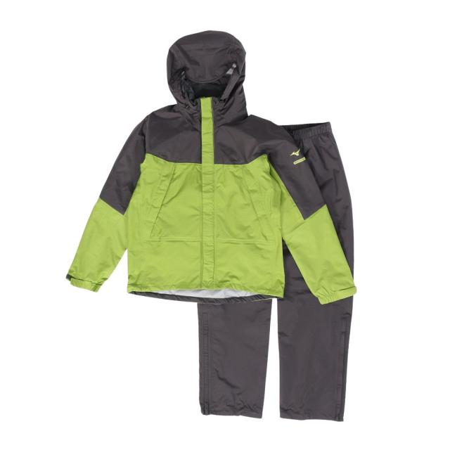 ミズノ(MIZUNO)レインスーツ 上下セット 防水透湿 撥水 レインウェア ベルグテック EX ストームセイバー VI A2…