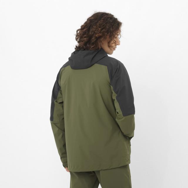 サロモン(SALOMON)レインジャケット 雨具 防水 OUTERPATH 2.5L LC2473200(Men’s)