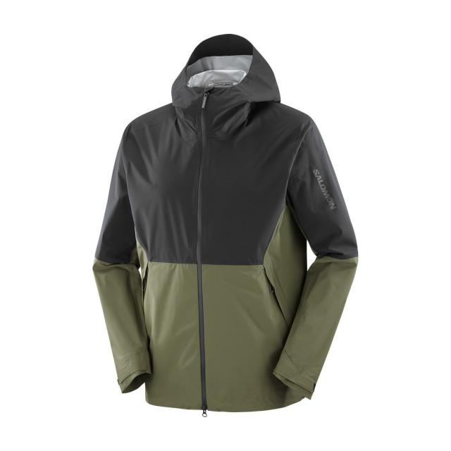 サロモン(SALOMON)レインジャケット 雨具 防水 OUTERPATH 2.5L LC2473200(Men’s)