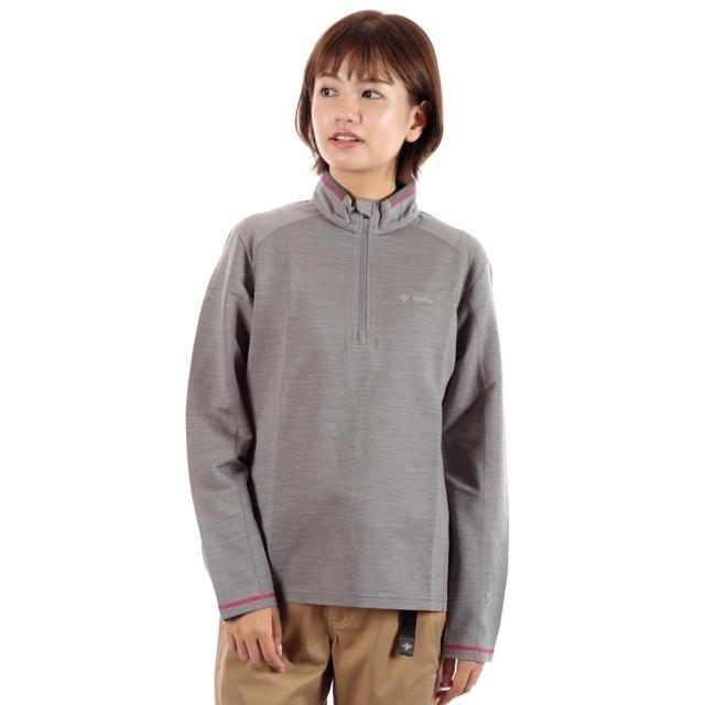 Foxfire(フォックスファイヤー)長袖シャツ PP ウール ハーフジップ 8115428-020(Lady’s)