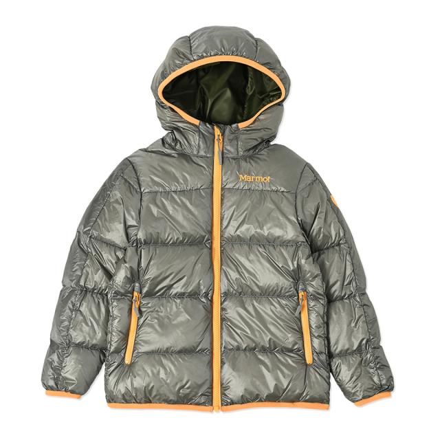マーモット(Marmot)キッズ 750フィルパワープライムダウンフーディー TSAKD102-DGRAY(Jr)