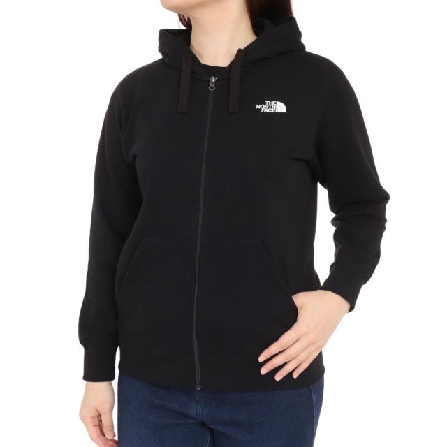 ザ・ノース・フェイス(THE NORTH FACE)パーカー スウェット フルジップフーディ NT62334X K(Lady’…