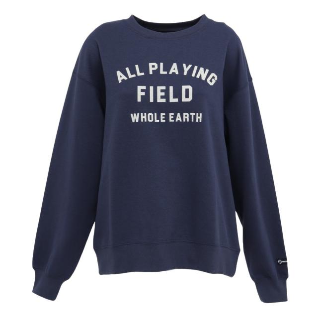 ホールアース(Whole Earth)プルオーバー スウェットシャツ WE2UDZ72 NVY(Lady’s)