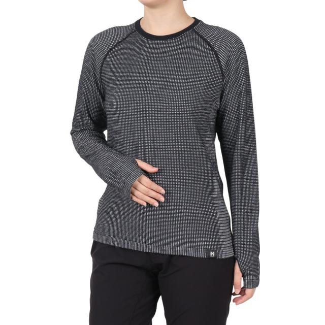 ミレー(Millet)クルーネック フリース ワッフル ウール クルー MIV01915-N0247(Lady’s)