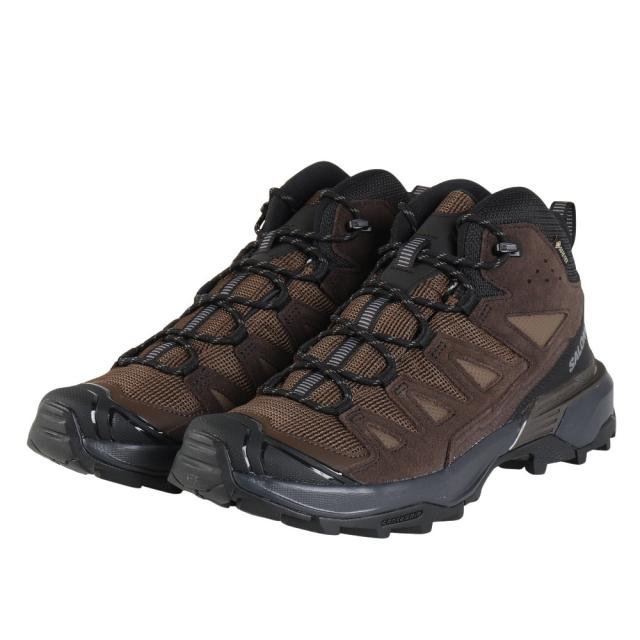 サロモン(SALOMON)トレッキングシューズ 登山靴 山登り X ULTRA 360 LEATHER MID GORE-TE…