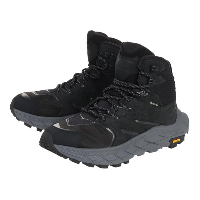 ホカ(HOKA)ゴアテックス トレッキングシューズ ハイカット 登山靴 アナカパミッドGTX 1119372-BBLC(Lad…