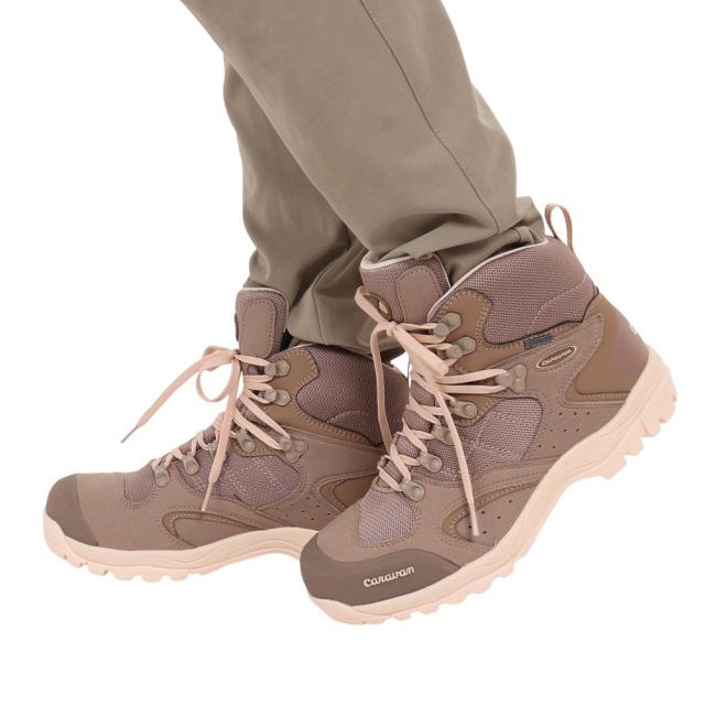 キャラバン(Caravan)ゴアテックス トレッキングシューズ ハイカット 登山靴 C1 02S 0010106262 サンド…