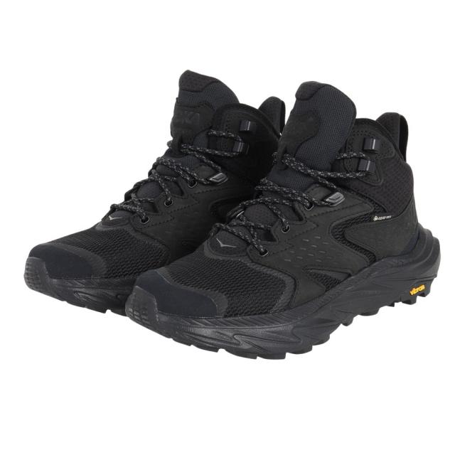 ホカ(HOKA)ゴアテックス トレッキングシューズ ミドルカット 登山靴 アナカパ 2 ミッド GTX 1142831-BBL…