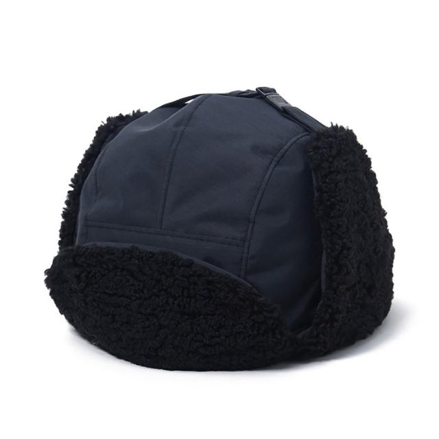 スノーピーク( peak)耳当て付き帽子 ボアフリース FR フライトキャップ AC-24AU002 BK ブラック …