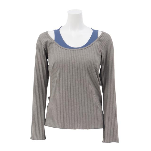 ダンスキン(DANSKIN)ALLONGE セットアップ トップ DC123301 DS(Lady’s)