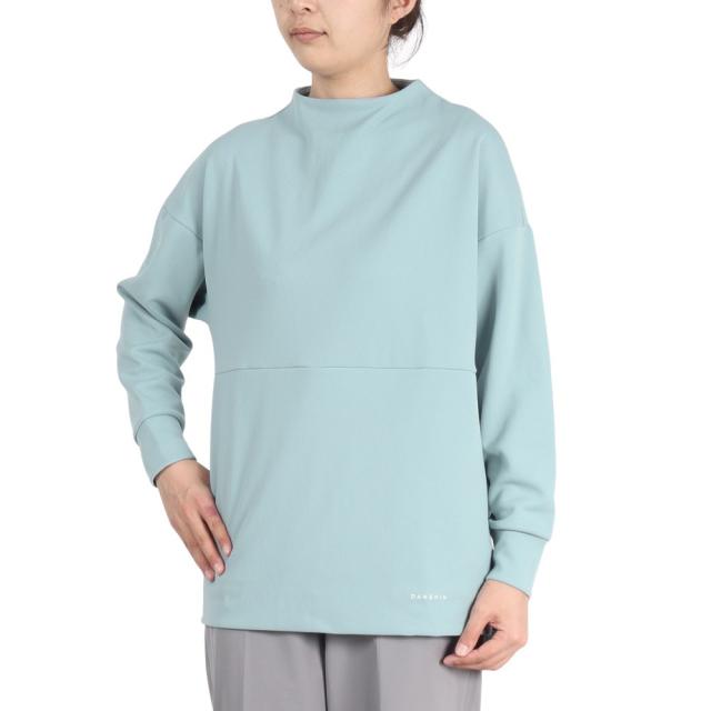 ダンスキン(DANSKIN)グリーンウェイモックネックスウェットシャツ DC523303 AB(Lady’s)