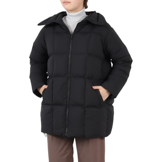 ダンスキン(DANSKIN)ハイネック パフ ジャケット DMF324307 K(Lady’s)