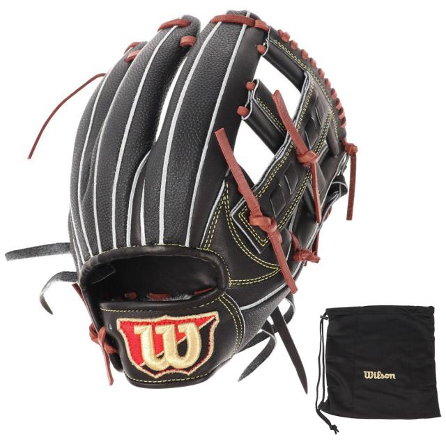 ウイルソン(Wilson)硬式用グラブ 内野手用 野球グローブ Wilson staff DUAL D5型 WBW101056…