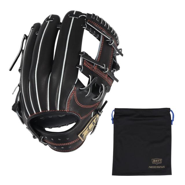 ゼット(ZETT)硬式用グラブ 二塁手・遊撃手用 野球グローブ 一般 ネオステイタスVL BPGB12410N-1900(Me…