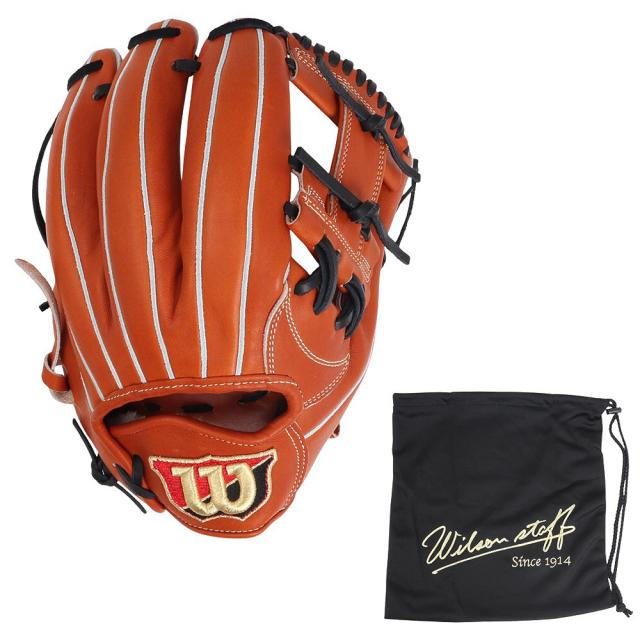 ウイルソン(Wilson)硬式用グラブ 内野手用 野球グローブ 一般 DUAL 1723型 WBW102907(Men’s)