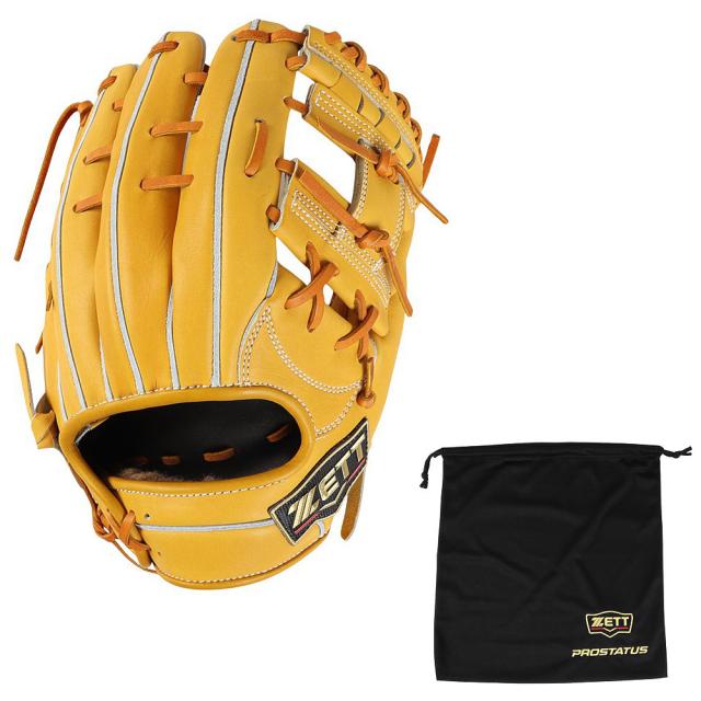 ゼット(ZETT)硬式 グローブ グラブ 二塁手・遊撃手用 野球グローブ 一般 プロステイタスSE BPROG565S-360…