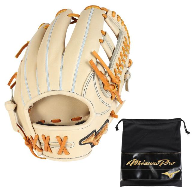 ミズノ(MIZUNO)硬式用グラブ 内野手用 野球グローブ 一般 ミズノプロ 限定モデル 1AJGH33213 8049 お一…