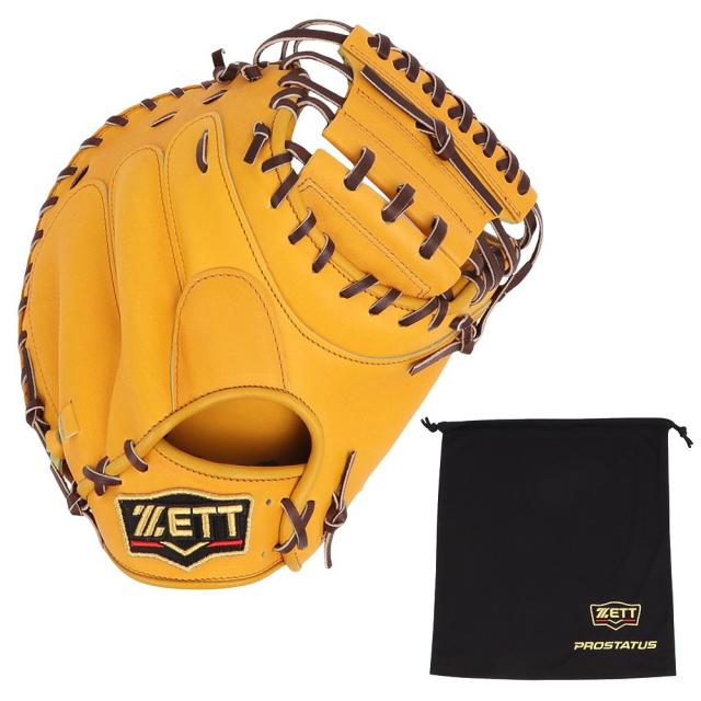 ゼット(ZETT)硬式用グラブ 捕手用 野球グローブ 一般 プロステイタス BPROCM830-3637(Men’s)