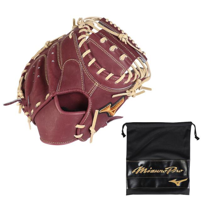 ミズノ(MIZUNO)硬式用グラブ 捕手用 野球グローブ 一般 ミズノプロ 號SAKEBI Compact M-R型 1AJC…