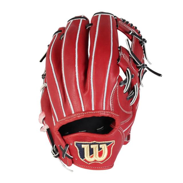 ウイルソン(Wilson)軟式用グラブ 内野手 野球グローブ 一般 BasicLab DUAL デュアル WBW103013(…