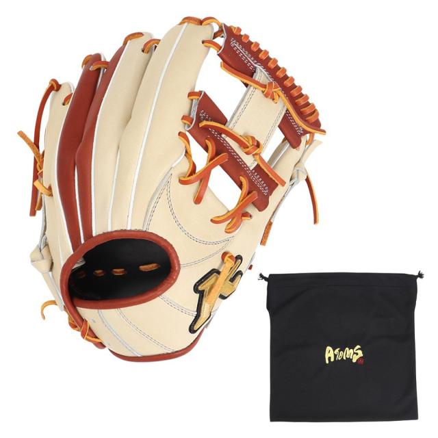 アトムズ(ATOMS)軟式用グラブ 内野手 野球グローブ 一般 ANX-026X25SS(Men’s)