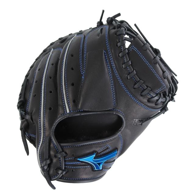 ミズノ(MIZUNO)軟式用グラブ 捕手用 野球グローブ 一般 WILL DRIVE BLUE 1AJCR30900 09(M…