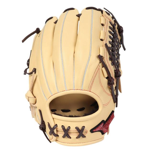 ミズノ(MIZUNO)軟式 グラブ オールラウンド用 野球グローブ 一般 軟式用ウィルドライブ レッド AXI 1AJGR14…