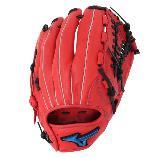ミズノ(MIZUNO)軟式用グラブ オールラウンド用 野球グローブ ウィルドライブ ブルー 限定カラー 1AJGR33700 …