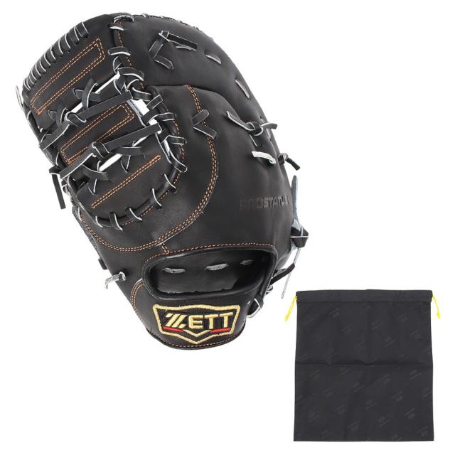 ゼット(ZETT)軟式用グラブ 一塁手用 野球グローブ 一般 プロステイタス 左投げ用 BRFB30333-1900RH(Me…
