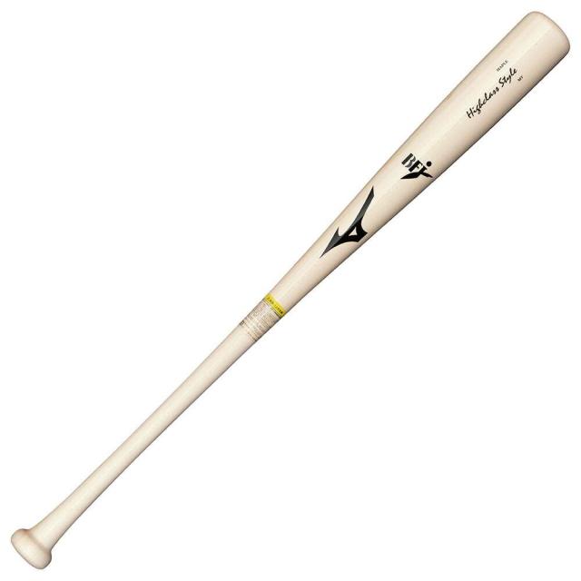ミズノ(MIZUNO)硬式用木製バット 野球 一般 ハイクラススタイル メイプル 84cm/平均870g ダイナ加工 1CJW…