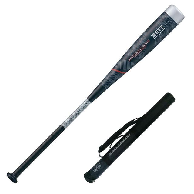 ゼット(ZETT)軟式用バット 野球 一般 モンスター ブラックキャノン 83cm 720g平均 BCT31383-1300(…