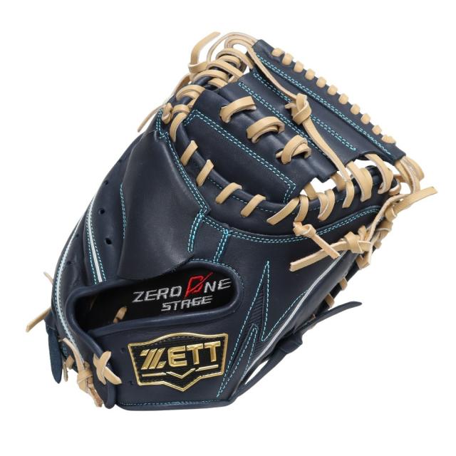 ゼット(ZETT)少年軟式用グラブ 捕手用 ZEROONESTAGE BJCB71512F-2932(Jr)