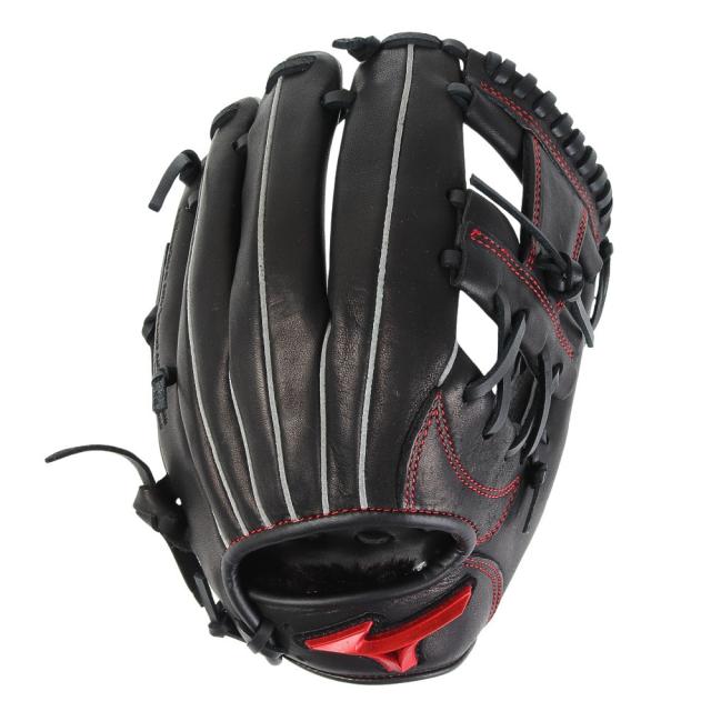 ミズノ(MIZUNO)少年軟式用グラブ オールラウンド用 野球グローブ ジュニア ウィルドライブ レッド 1AJGY30730…