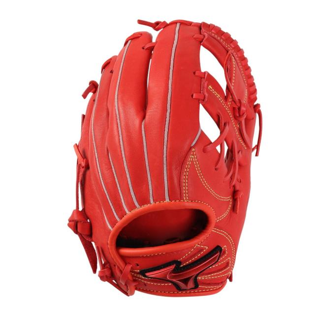 ミズノ(MIZUNO)少年軟式 グラブ オールラウンド用 野球 ジュニア ウィルドライブ レッド IBE 1AJGY32420…